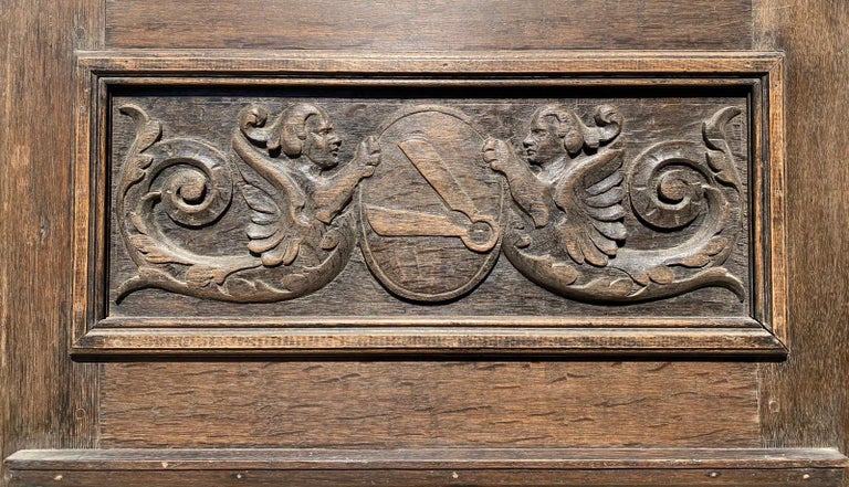 Reclaimed English Jacobean Style Oak Door at 1stDibs