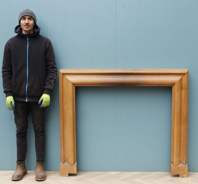 Reclaimed English Oak Bolection Style Mantel For Sale at 1stDibs