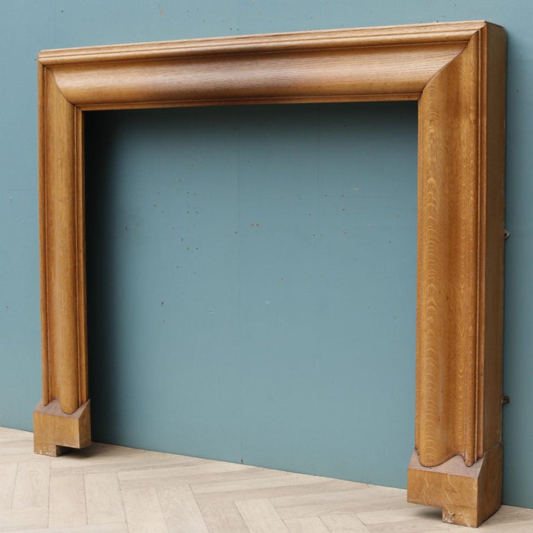 Reclaimed English Oak Bolection Style Mantel For Sale at 1stDibs