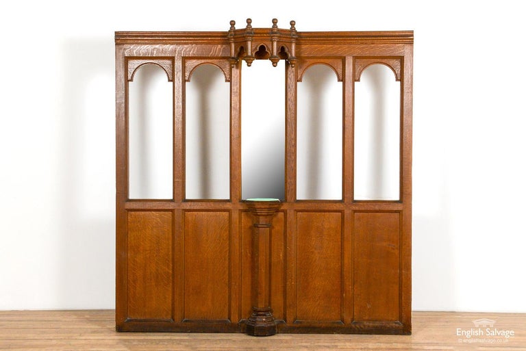 Reclaimed Gothic Oak Reredos Screen, 20th Century For Sale at 1stDibs ...