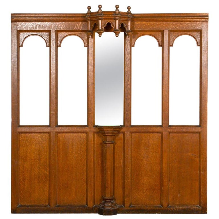 Reclaimed Gothic Oak Reredos Screen, 20th Century For Sale at 1stDibs ...