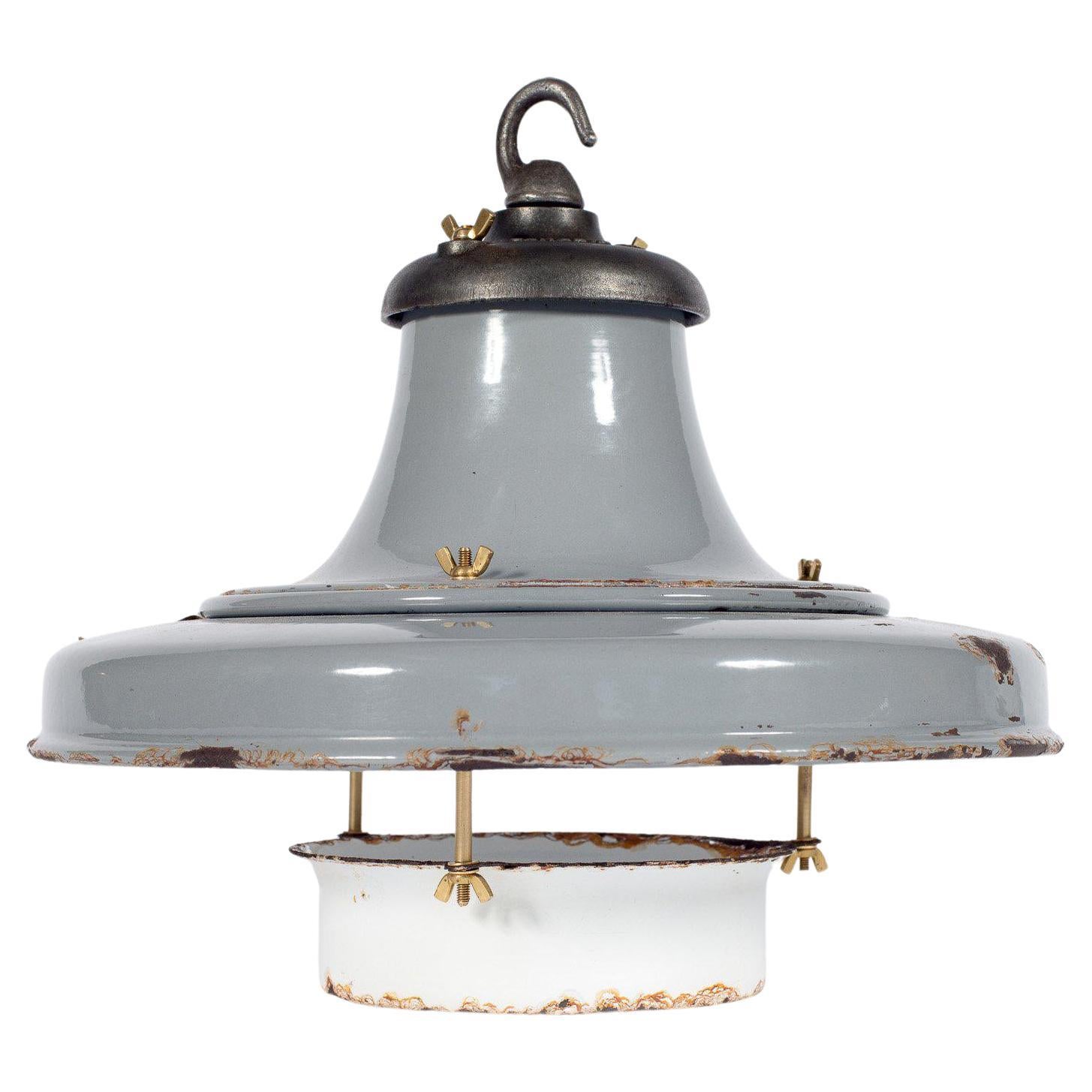 Copper Benjamin Pendant Lights, circa 1920 at 1stDibs