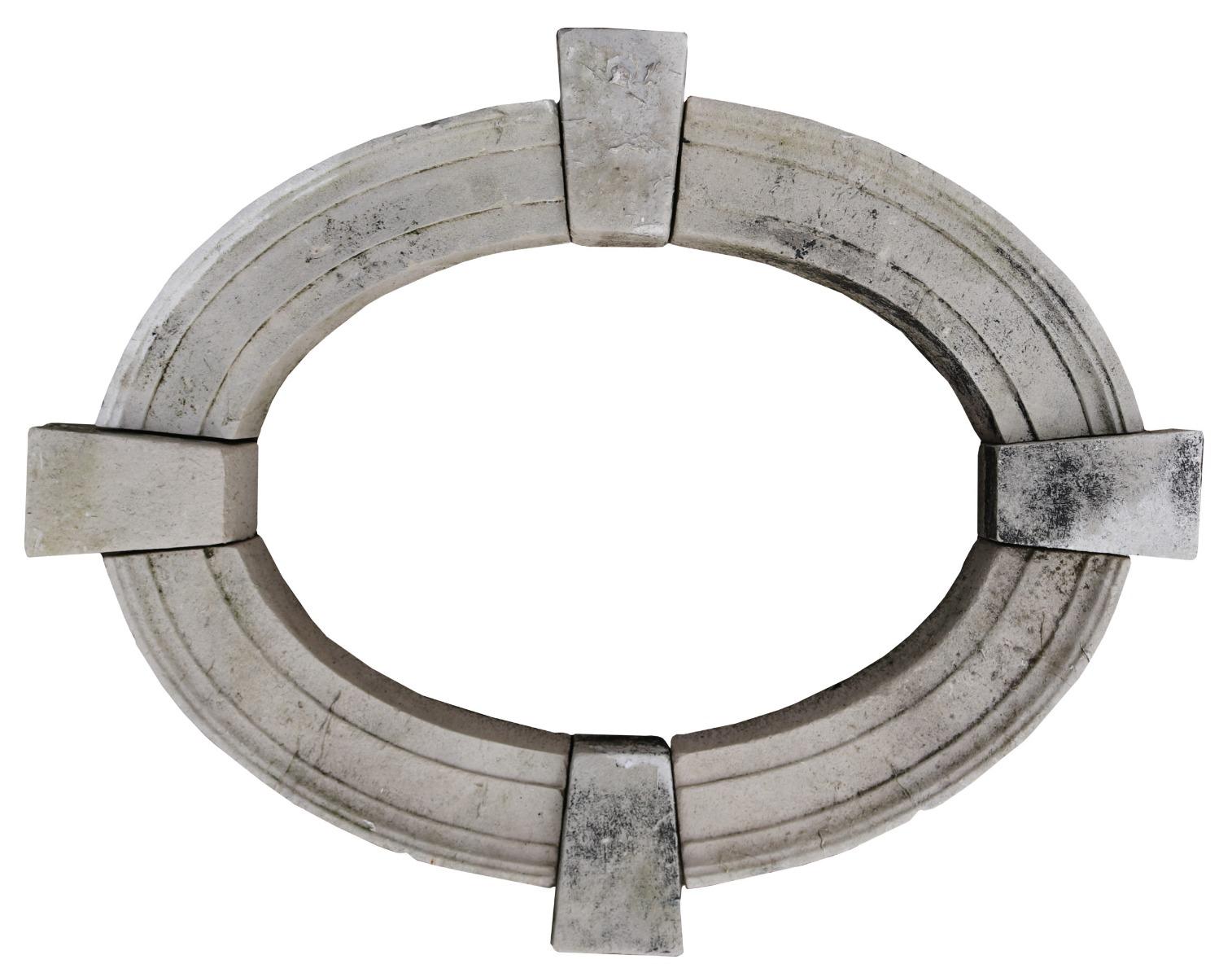 Reclaimed Carved Limestone Window For Sale at 1stDibs