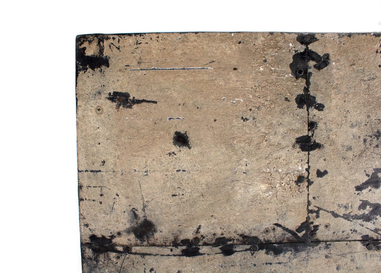 Reclaimed Metal Architectual Wall Panel at 1stDibs