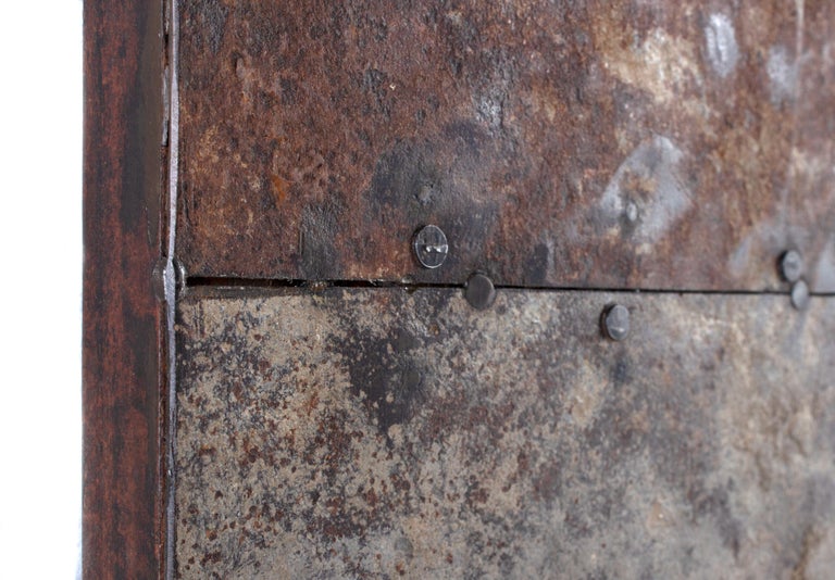 Reclaimed Metal Architectual Wall Panel at 1stDibs