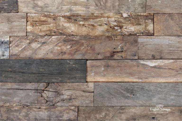 Reclaimed Oak Cladding Panels, 20th Century For Sale at 1stDibs