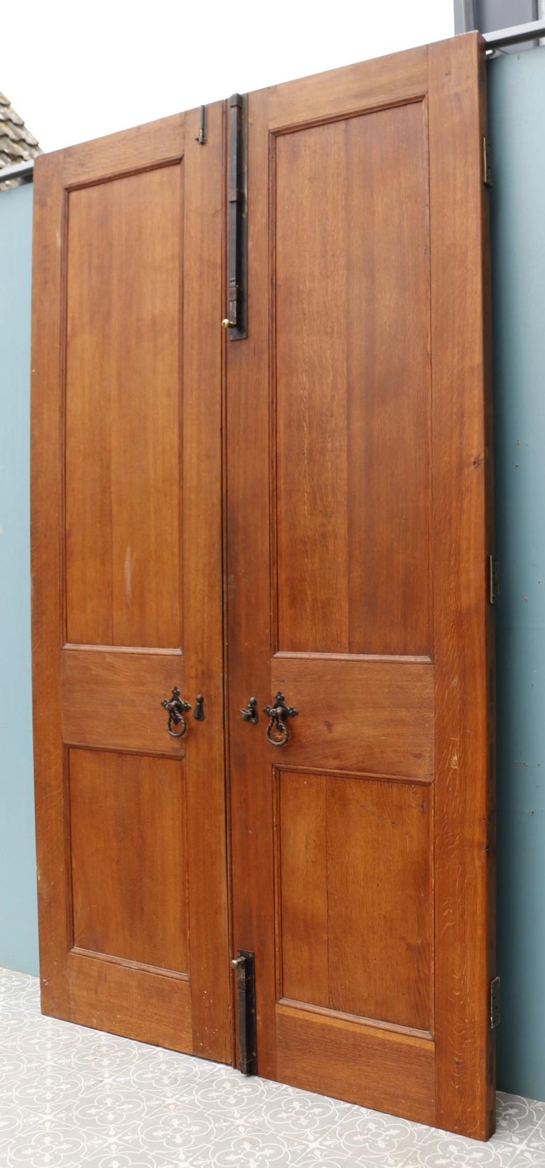 Reclaimed Oak Victorian Style Exterior Doors For Sale at 1stDibs