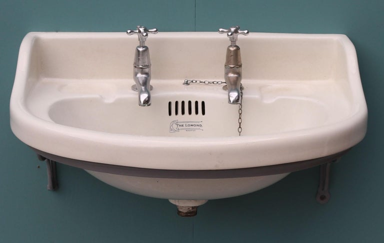 Reclaimed Porcelain Wash Basin / Sink at 1stDibs | reclaimed basin