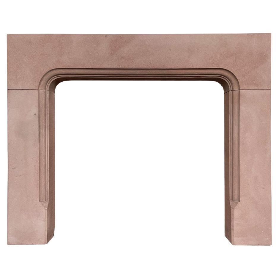 Reclaimed Red Sandstone Fireplace Surround For Sale at 1stDibs