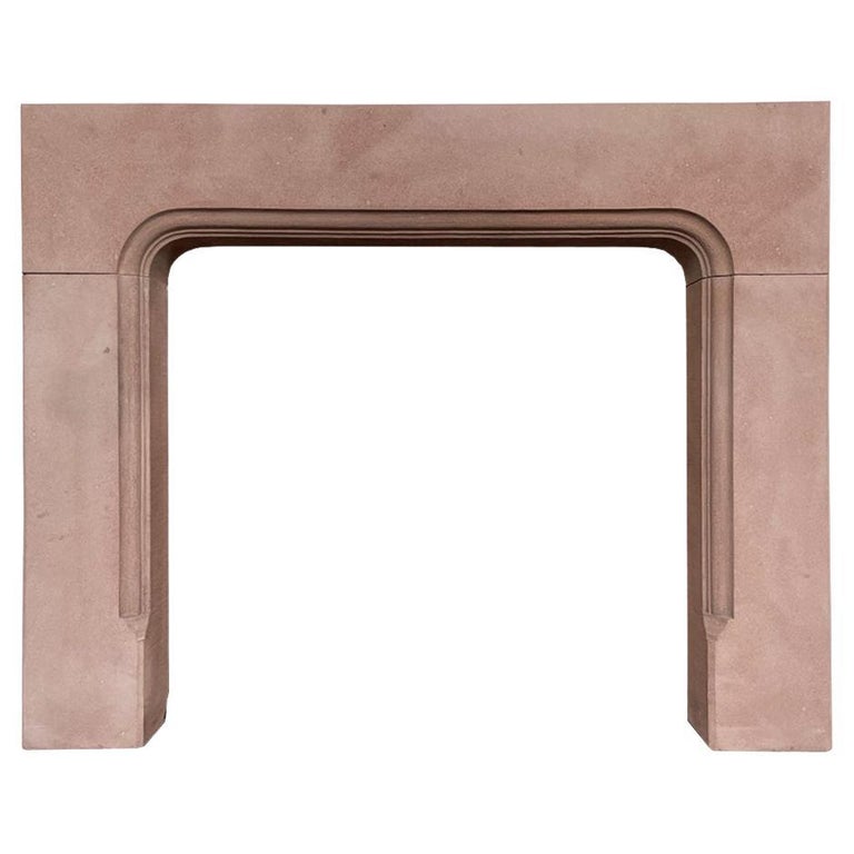 Reclaimed Red Sandstone Fireplace Surround For Sale at 1stDibs
