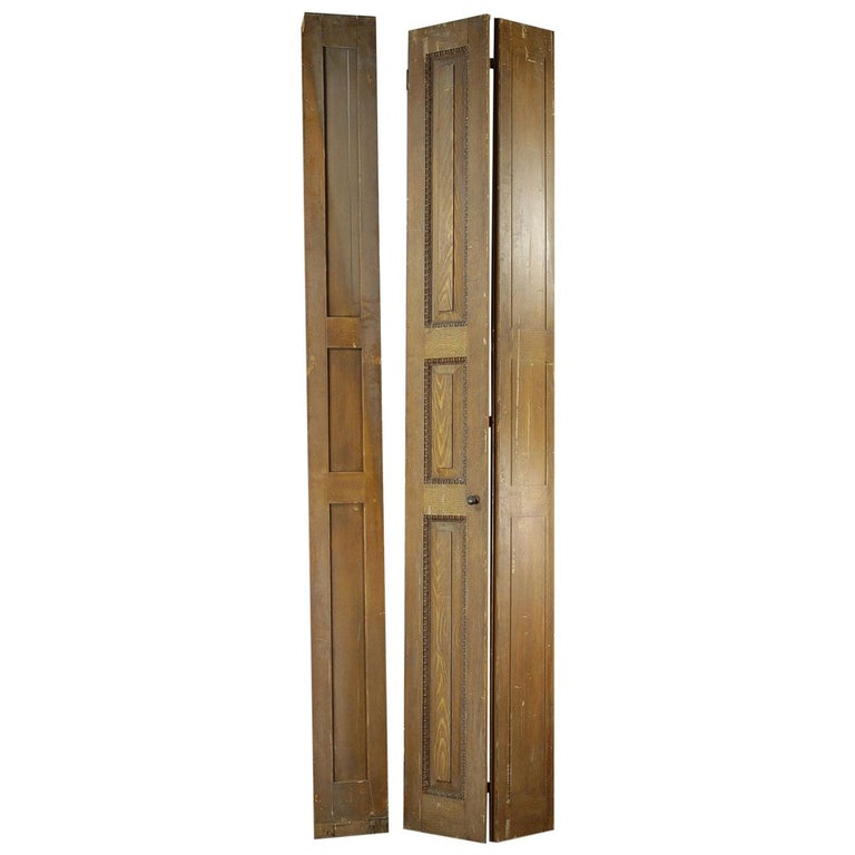 Reclaimed Tall Wooden Room Shutter Dividers, 20th Century For Sale at ...