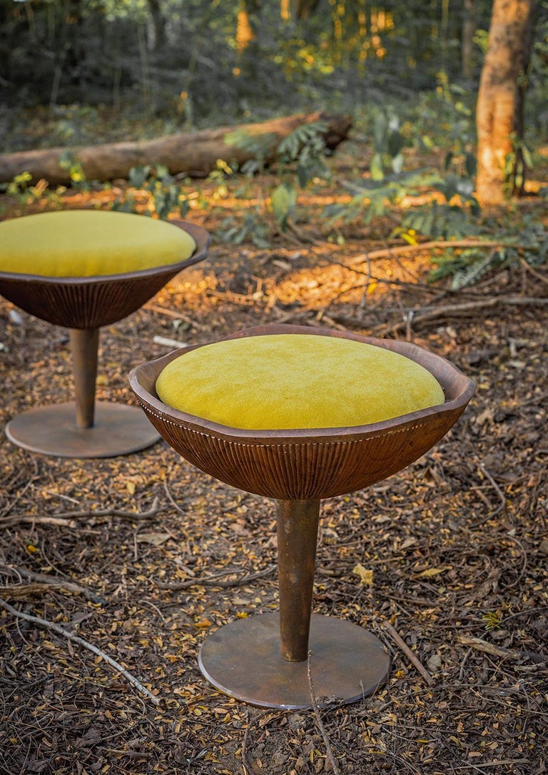 Reclaimed Teak Golden Toadstool For Sale at 1stDibs
