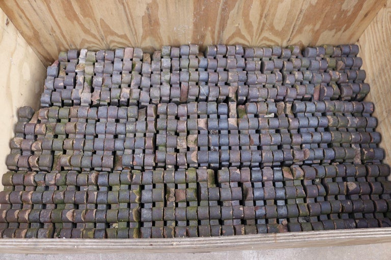 Reclaimed Victorian Blue Garden Edging Tiles, '106' For Sale at 1stDibs ...
