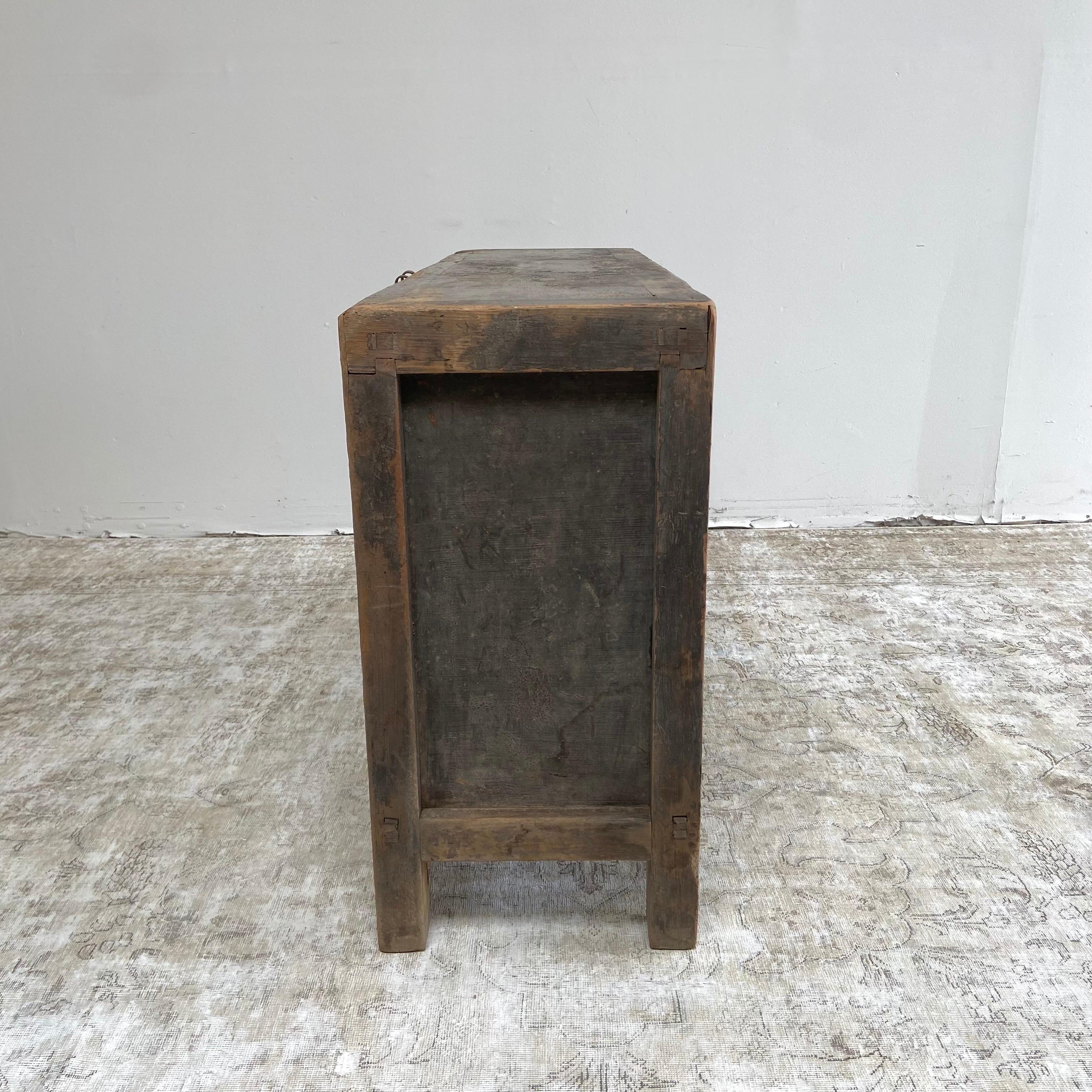 Reclaimed Vintage Painted Cabinet with Original Details at 1stDibs