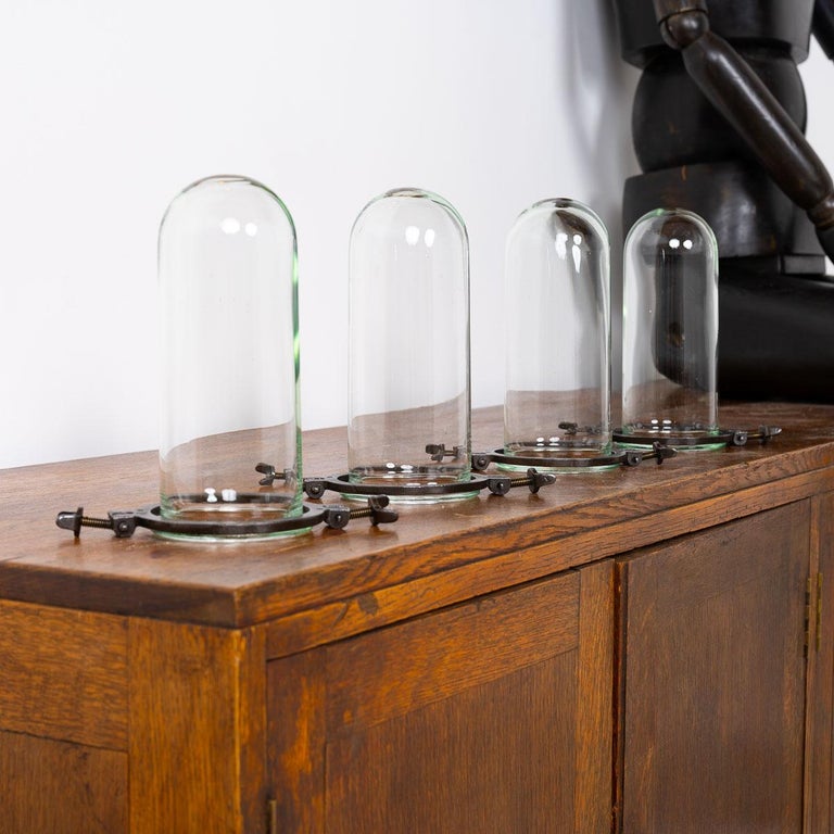 Reclaimed Vintage Well Glass Wall Light Fittings by Walsall Conduits ...