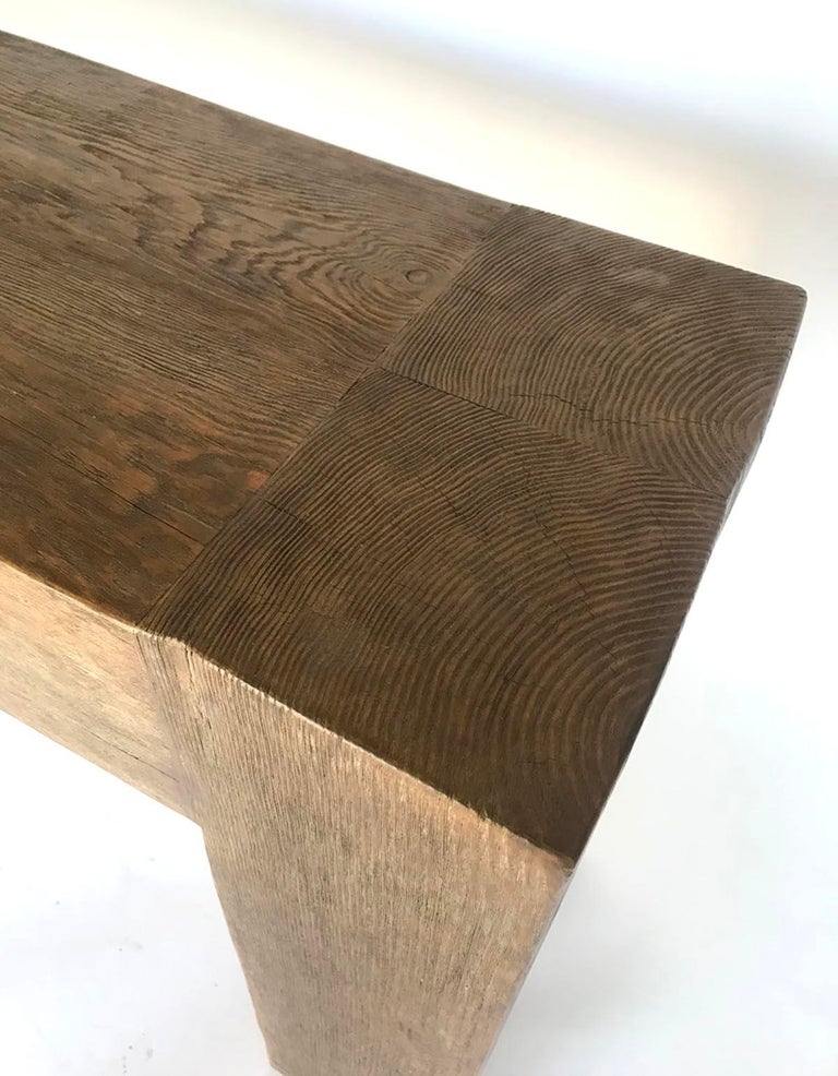 Reclaimed Wood Waterfall Console For Sale at 1stDibs | rayan solid ...