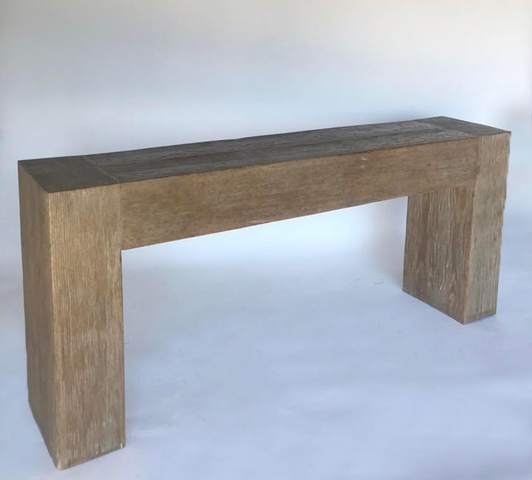 Reclaimed Wood Waterfall Console For Sale at 1stDibs | rayan solid ...