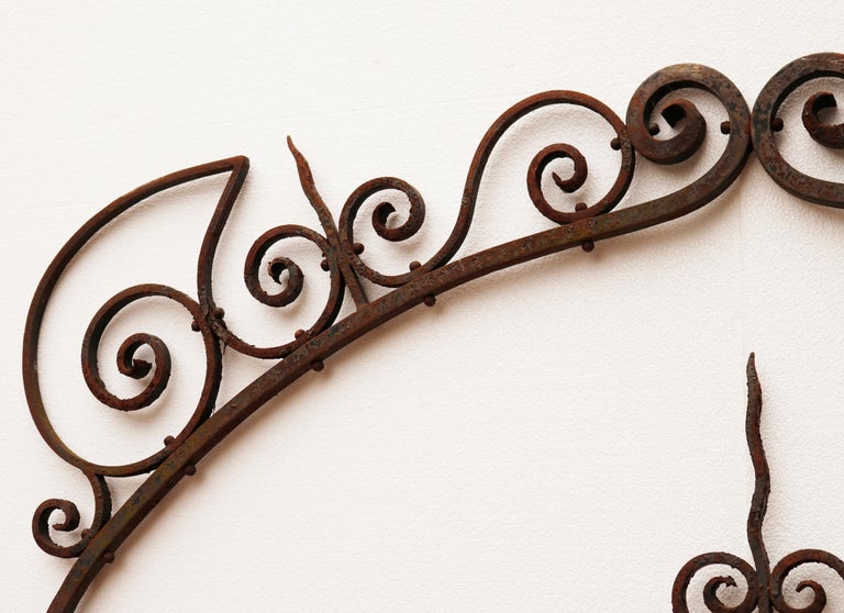 Reclaimed Wrought Iron Victorian Style Gate For Sale at 1stDibs