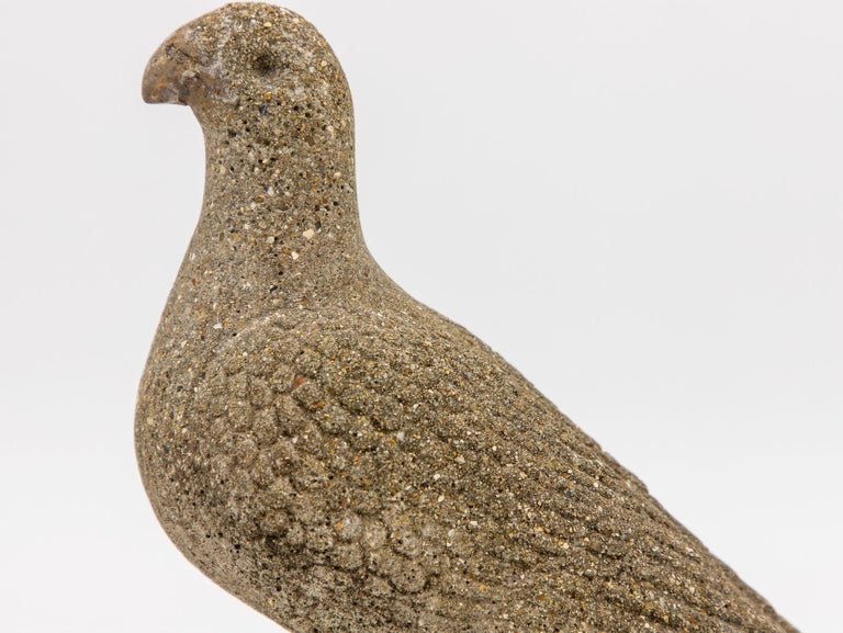 Reconstituted Stone Dove Garden Ornament, 20th Century For Sale at 1stDibs