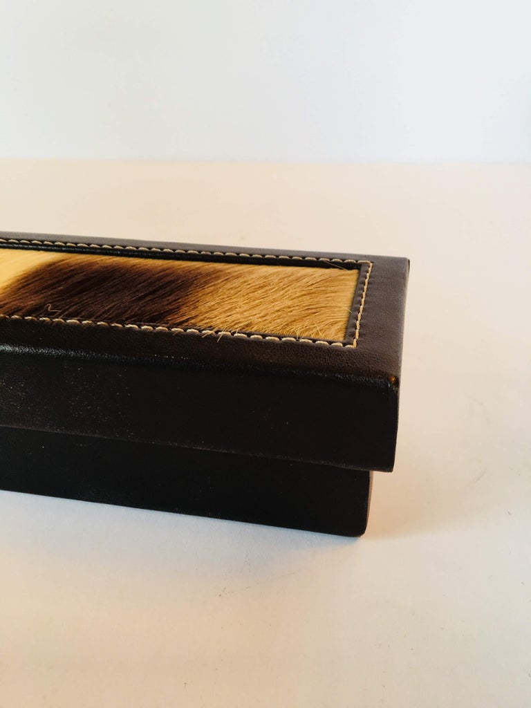 Rectangular African Box with Lid For Sale at 1stDibs
