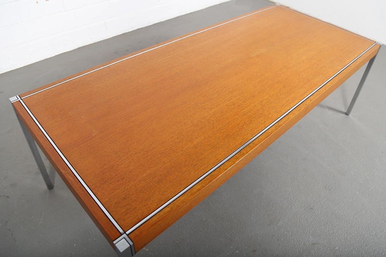 Rectangular Coffee Table Richard Schultz Knoll International Mod 455-2 Teak 60s For Sale at 1stDibs