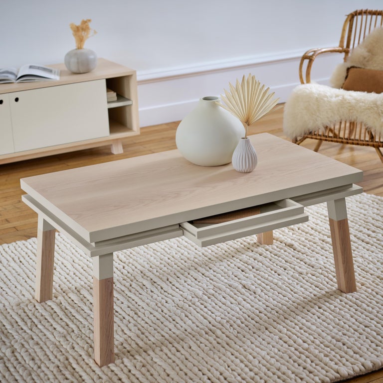 Rectangular Coffee Table, Scandinavian Design by Eric Gizard, Paris ...