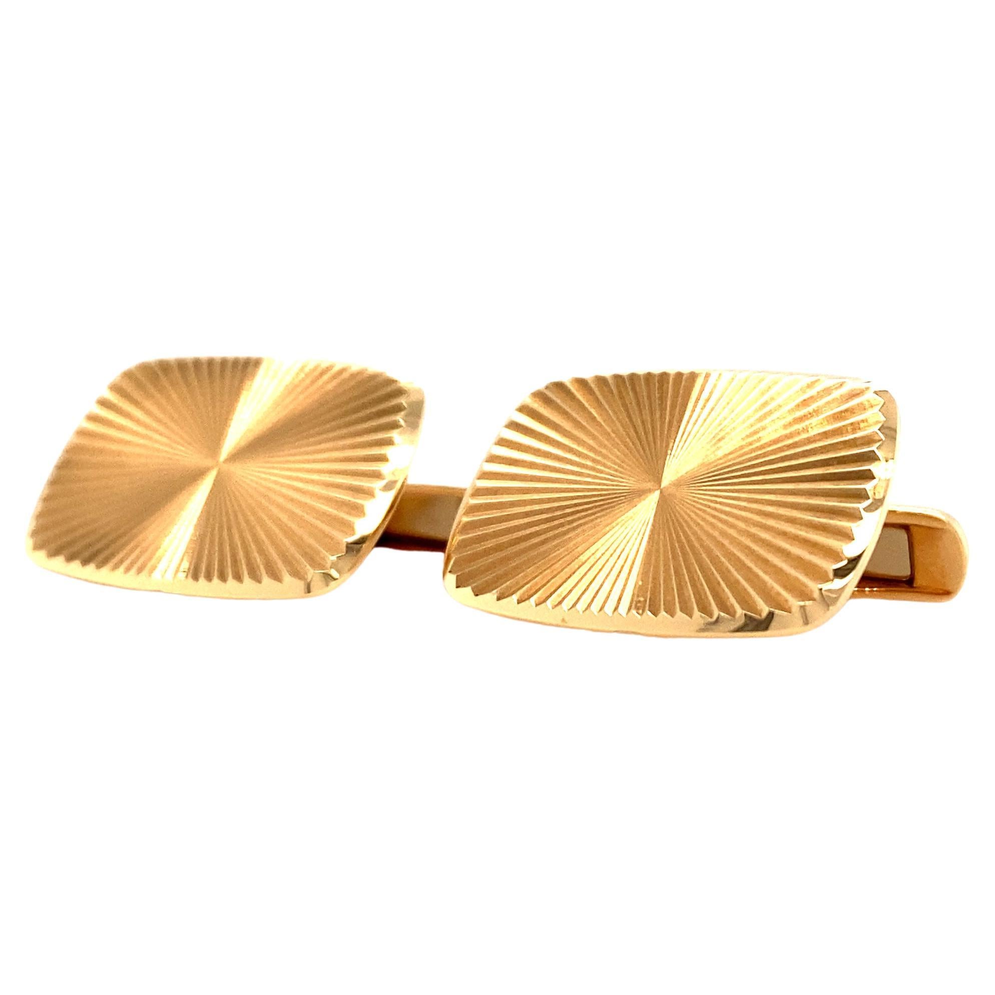 Fabergé Pavel 18K White Gold Rectangular Diamond Cufflinks For Sale at ...