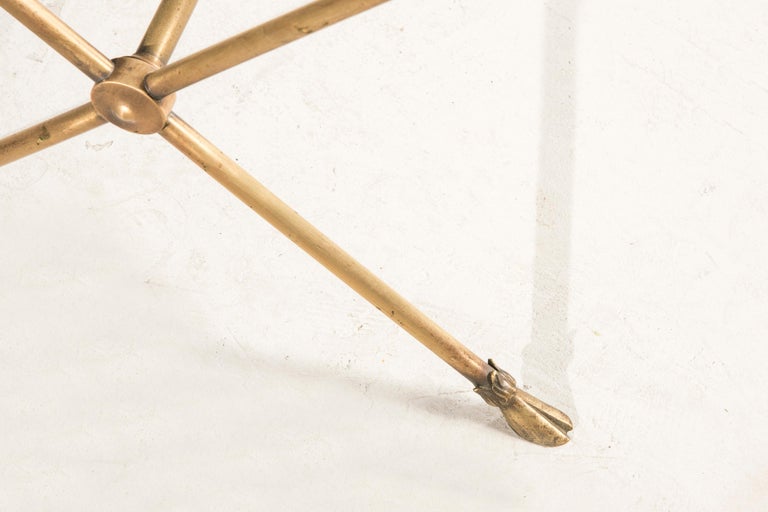 Rectangular glass coffee table For Sale at 1stDibs
