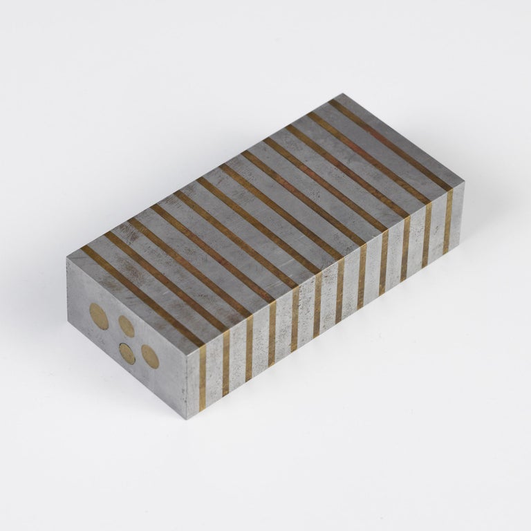 Rectangular Industrial Metal Machine Block For Sale at 1stDibs