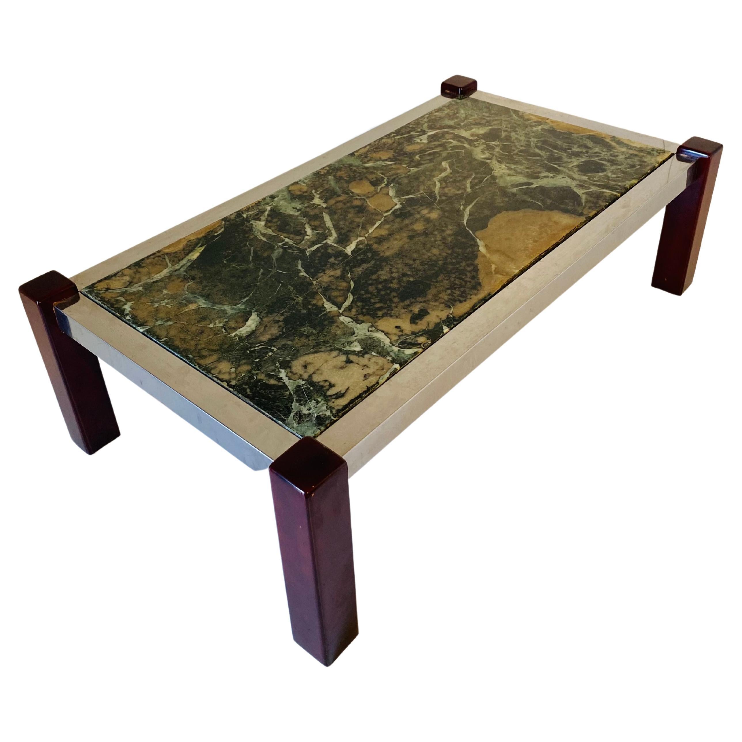 Rectangular Marble Table by Jan Tom Van den Bergen, 1984 Netherlands at ...