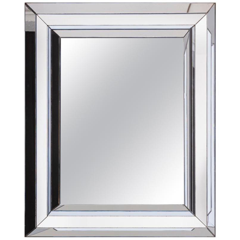 Stunning Beaded Mirror with Branches of Flowers For Sale at 1stDibs