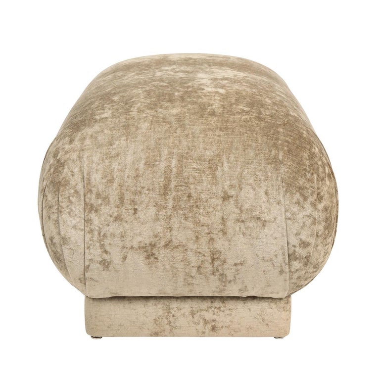 Rectangular Ottoman in Beige Chenille, 1970s For Sale at 1stDibs ...