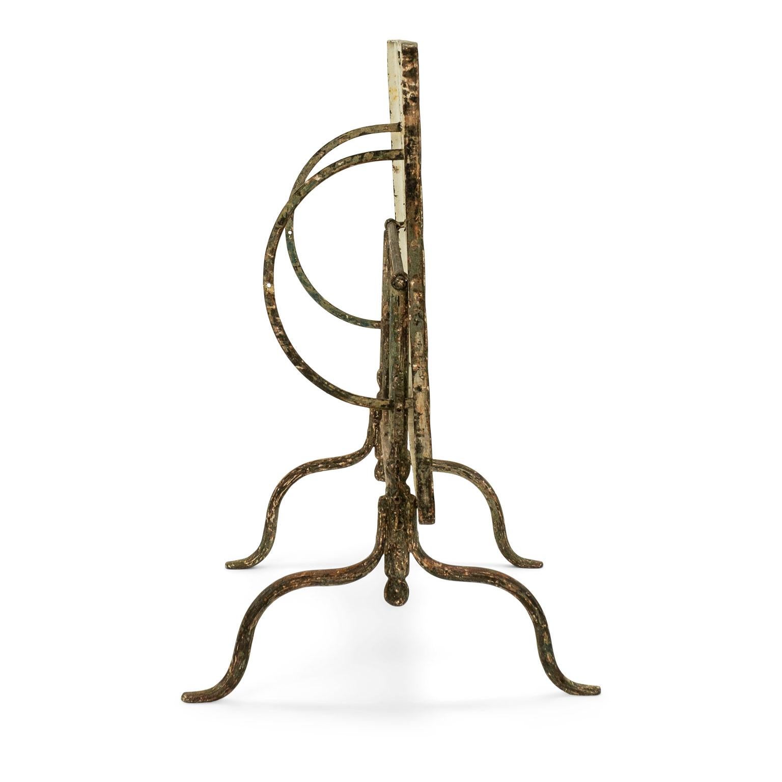 Rectangular Painted Iron Tilt-Table For Sale at 1stDibs | granite tilt ...