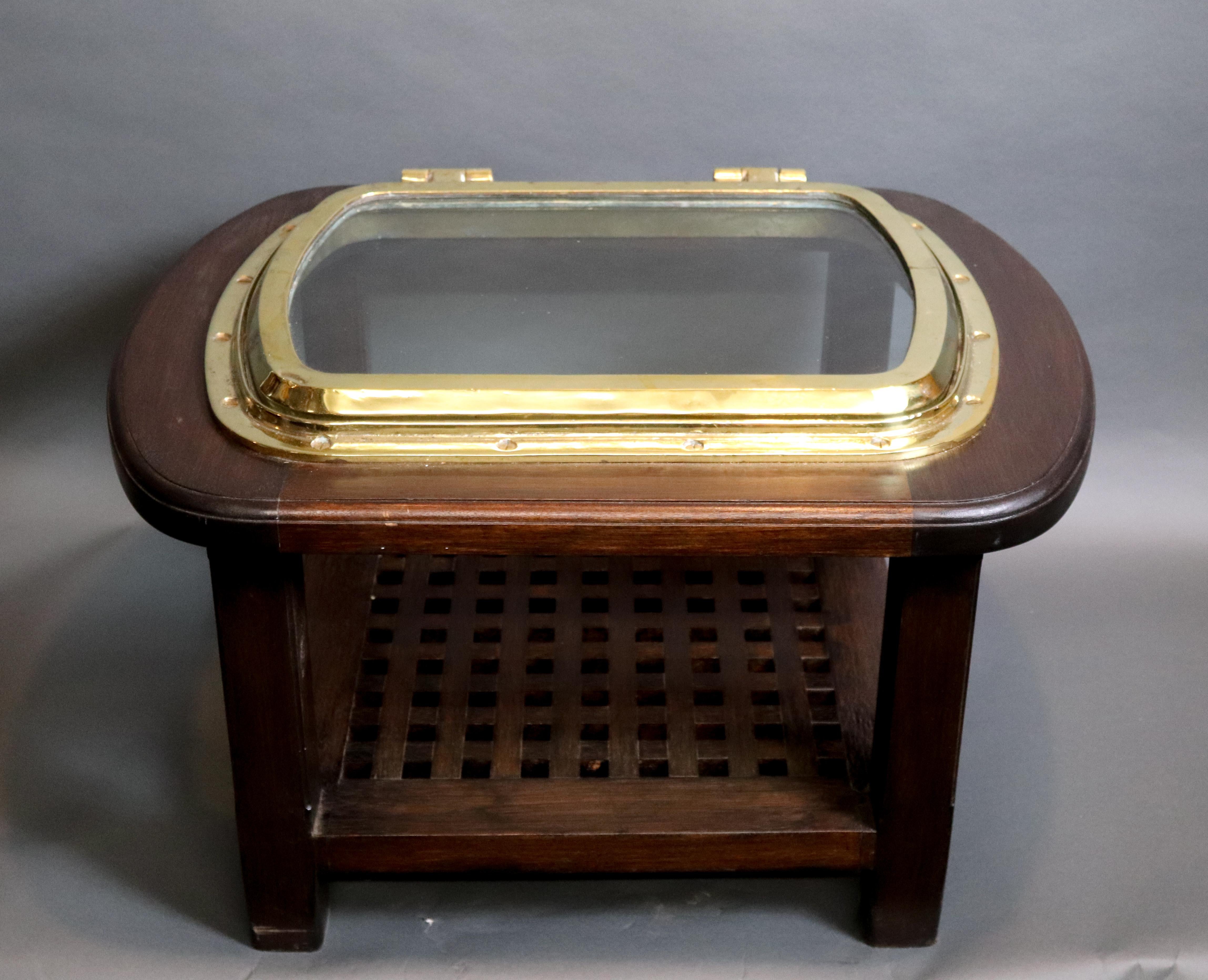 Rectangular Porthole Table For Sale at 1stDibs | porthole rs3, rs3 porthole