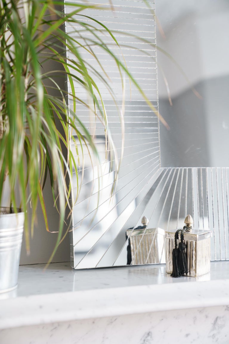 Rectangular Sunray Mosaic Mirror, Hand Made in UK by Claire Nayman For ...