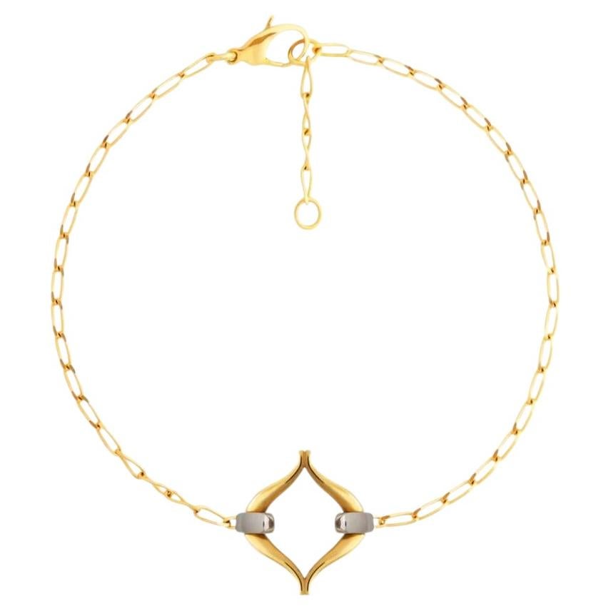 Recycled Gold Eboris Link Bracelet, Contemporary Design, France, 2026 ...