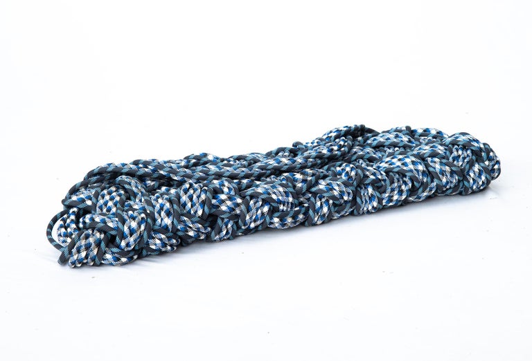 Recycled Nautical Marine Sailing Rope Woven Spot Rug / Mat For Sale at ...