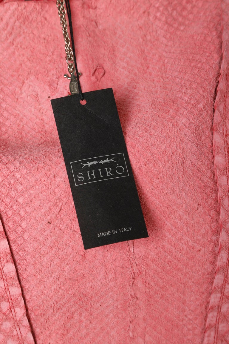 Red and black python jacket Shiro For Sale at 1stDibs