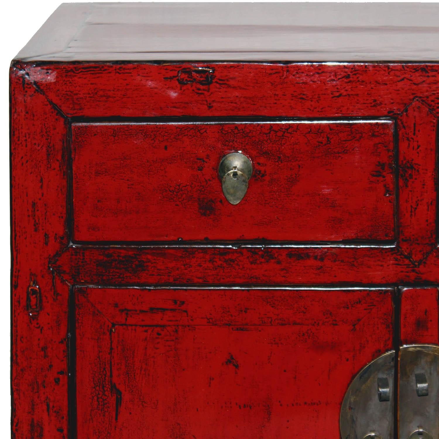 Red Beijing Side Chest at 1stDibs