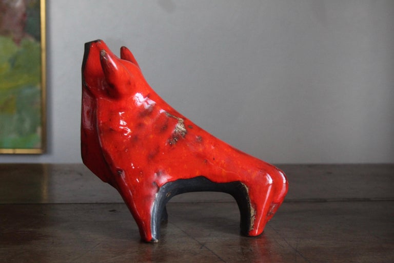 Red Bull Ceramic For Sale at 1stDibs