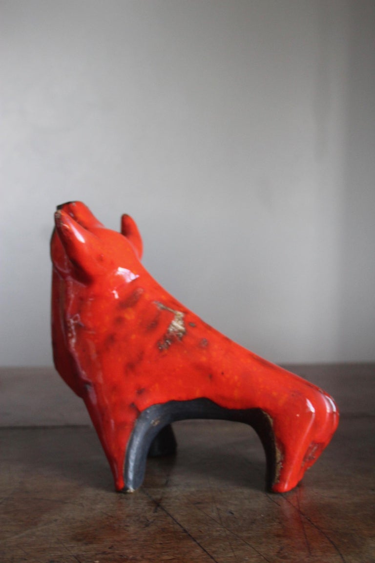 Red Bull Ceramic For Sale at 1stDibs