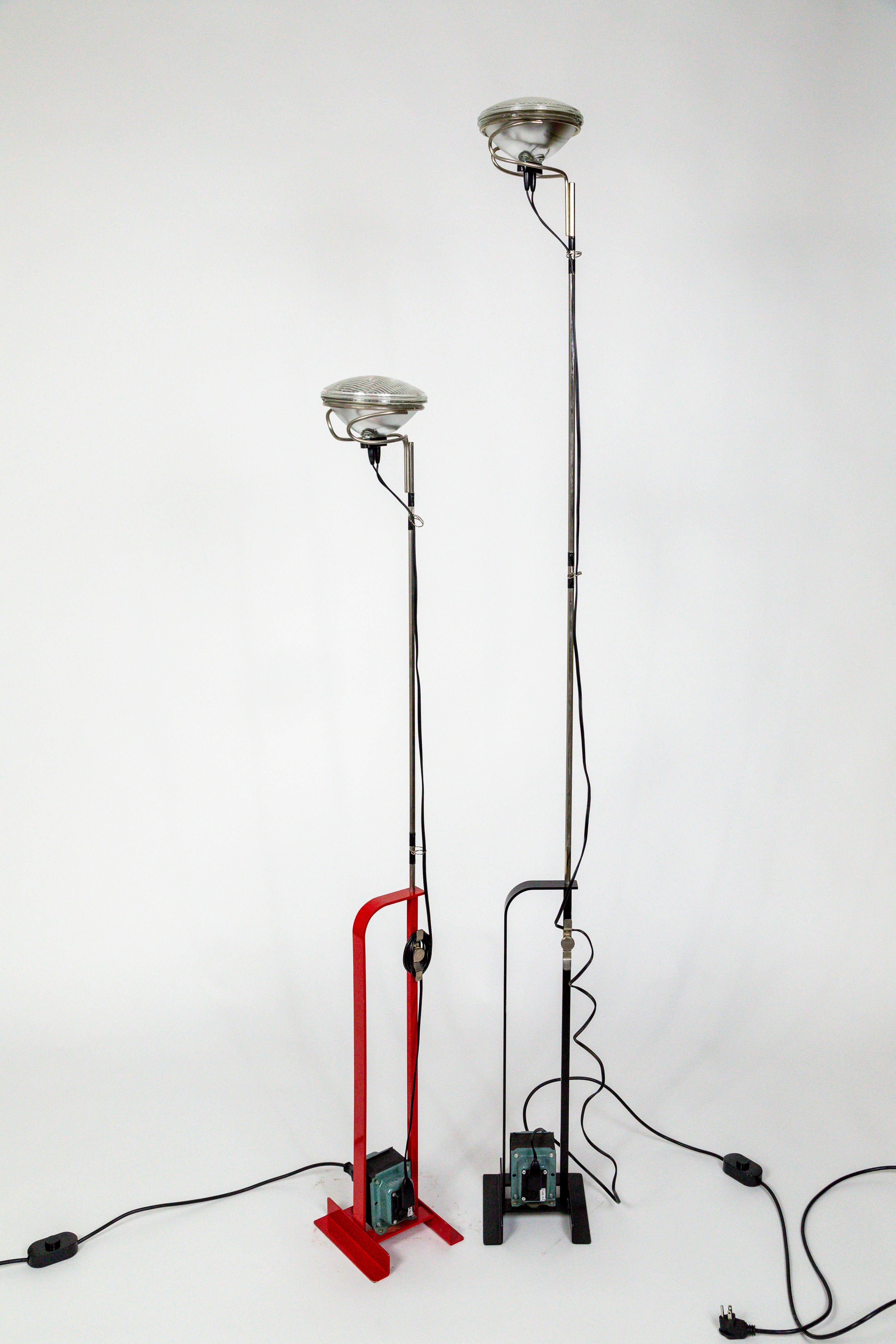 Red Castiglioni Toio Industrial Floor Lamp by Flos at 1stDibs | toio ...