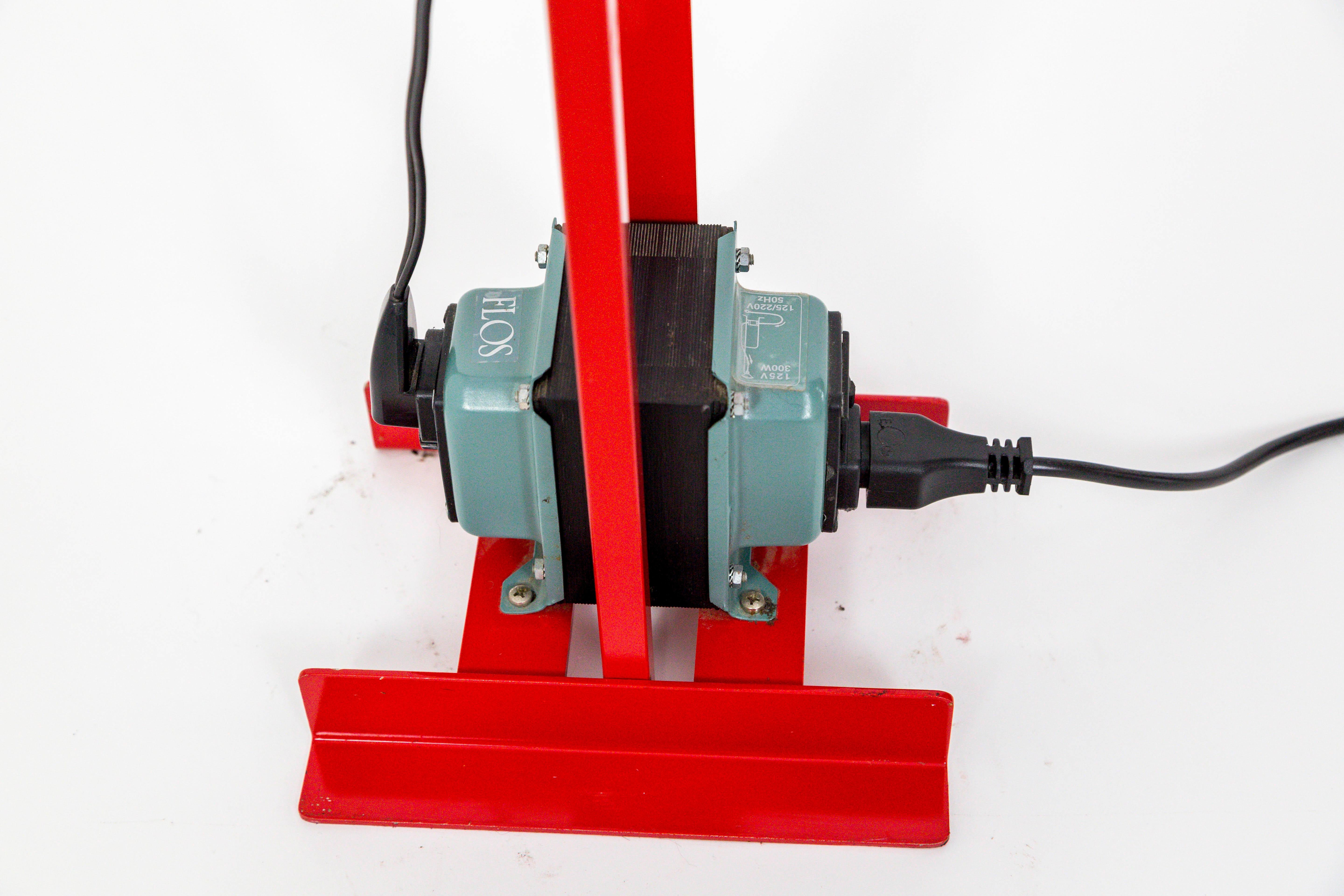 Red Castiglioni Toio Industrial Floor Lamp by Flos at 1stDibs | toio ...