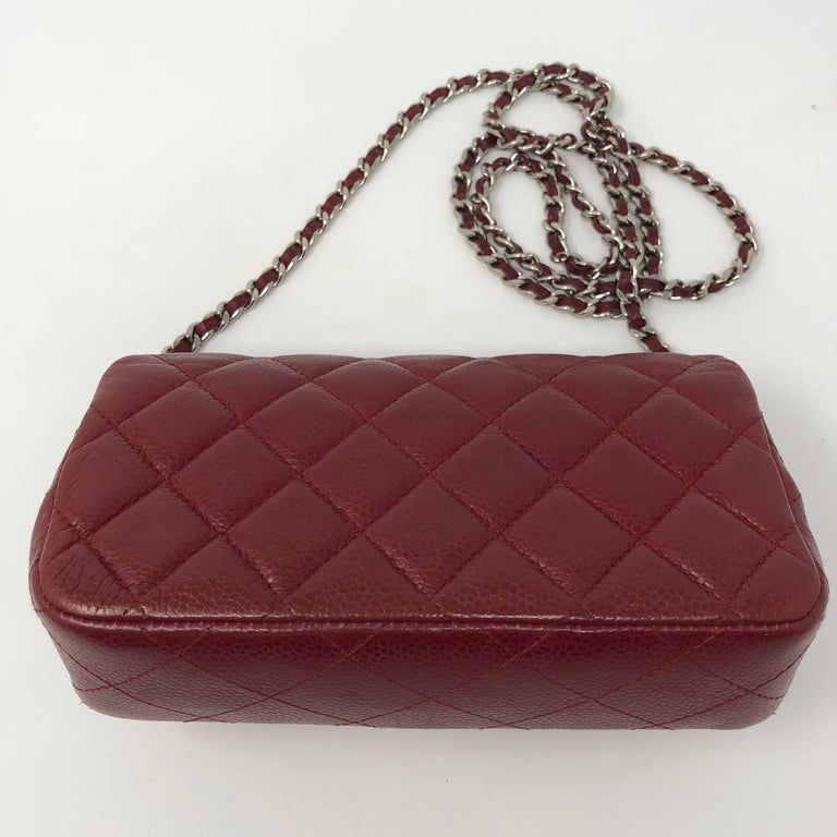Red Chanel Mini Mini Leather Crossbody Bag at 1stDibs | red chanel ...