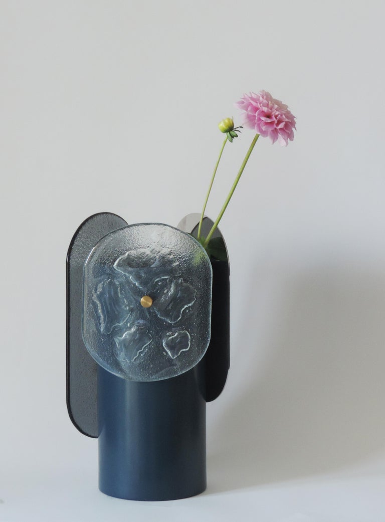 Red Chroma Vase by Saccal Design House For Sale at 1stDibs