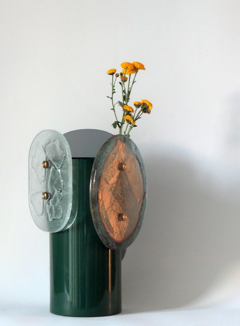 Red Chroma Vase by Saccal Design House For Sale at 1stDibs