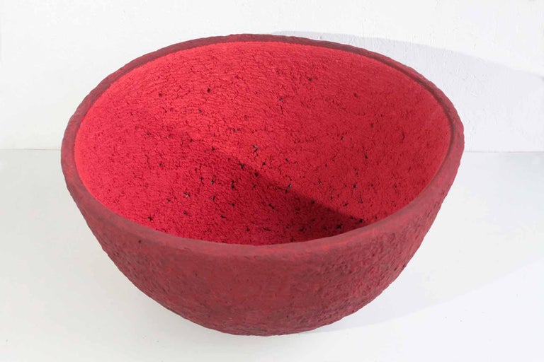 Red sculpture, Jean François Reboul For Sale at 1stDibs