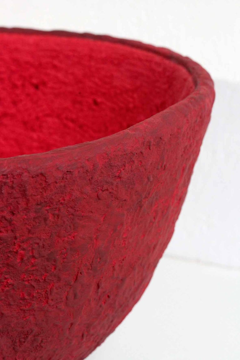 Red sculpture, Jean François Reboul For Sale at 1stDibs