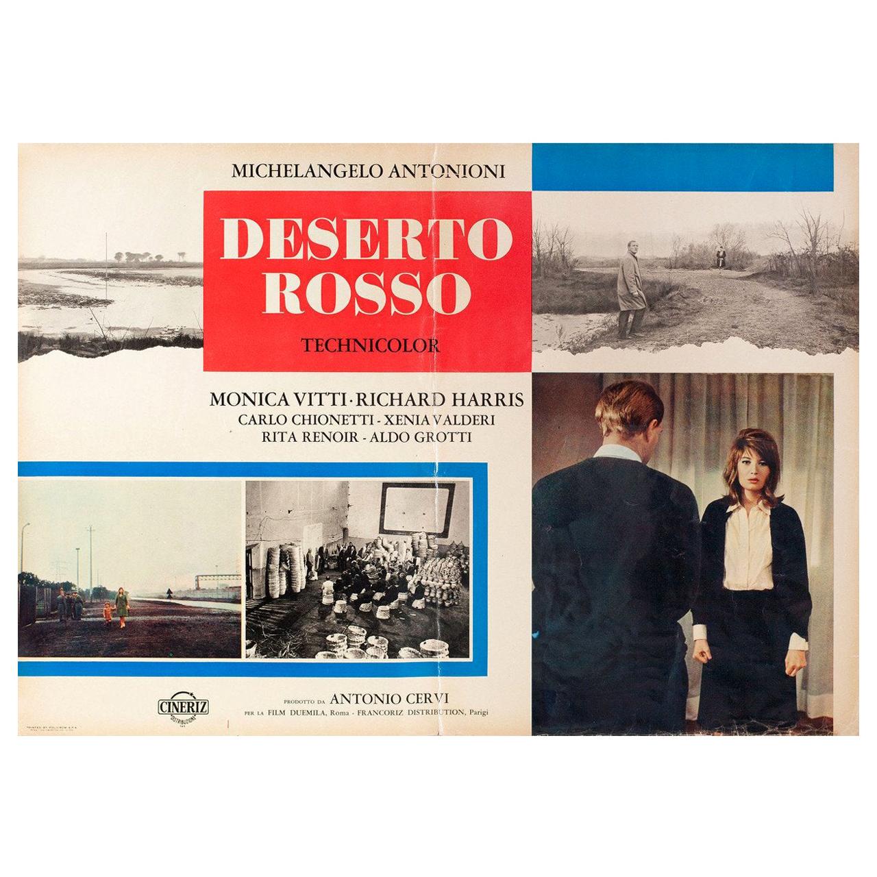 Red Desert 1964 Italian Fotobusta Film Poster For Sale at 1stDibs