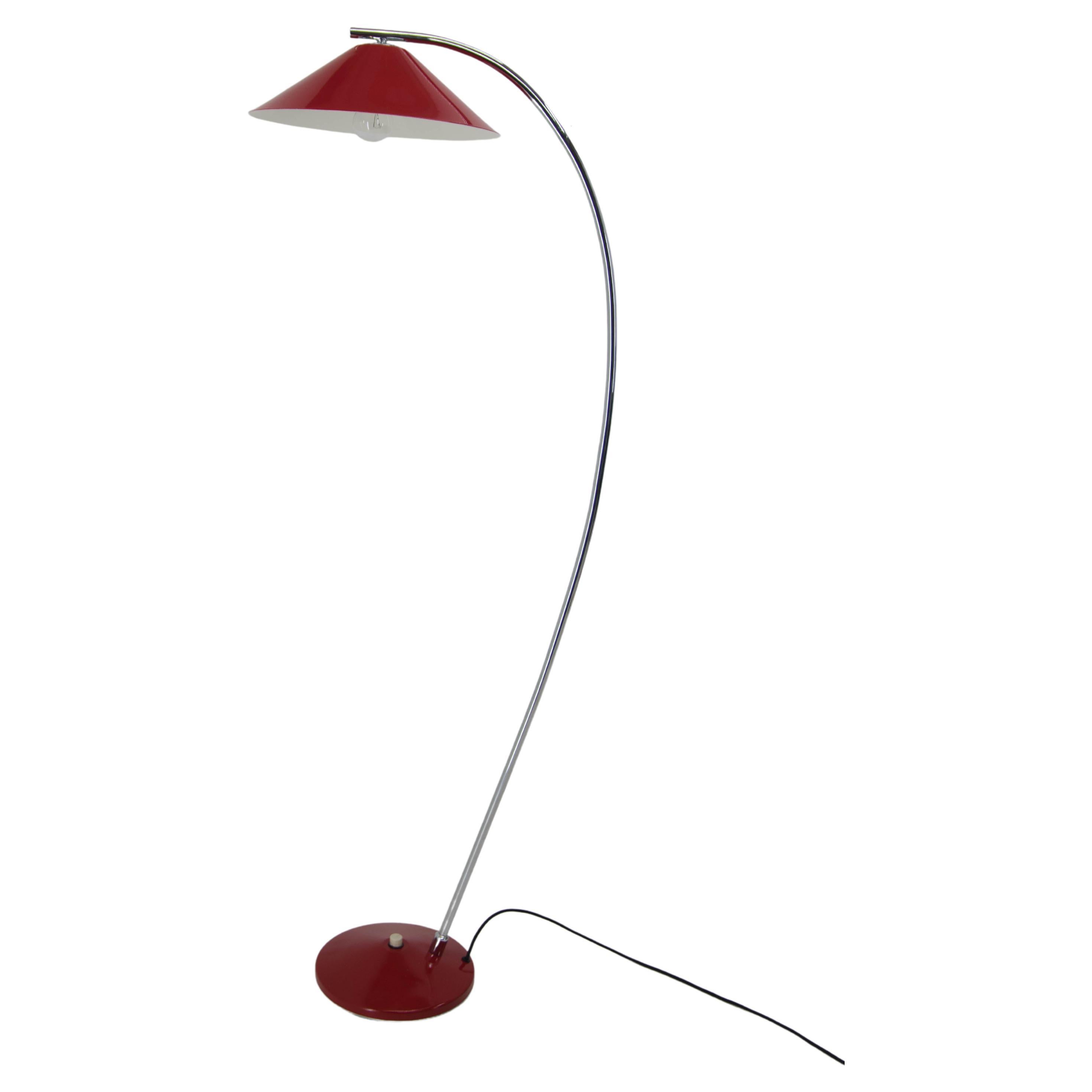 Caldwell Chinoiserie Red Floor Lamp For Sale at 1stDibs